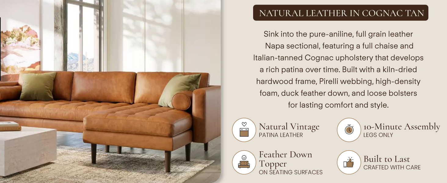 38 Best Leather Sofas To Elevate Your Space In 2025