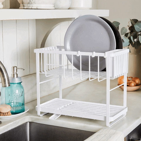 19 Dish Racks That Will Spark Joy On Your Countertop