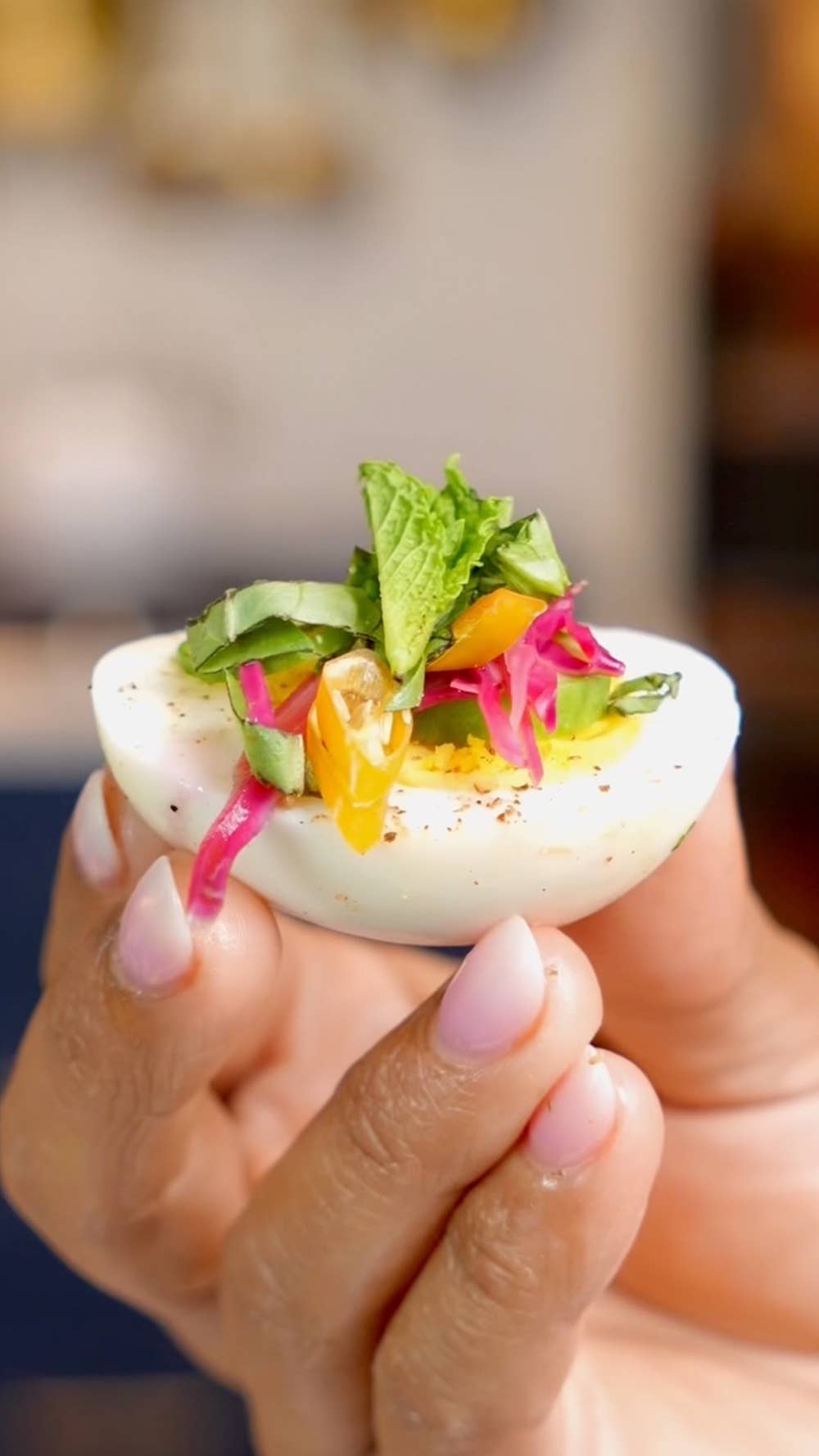 Larb Salad Eggs Recipe - Tasty