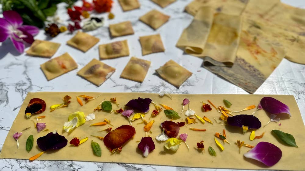 Flower Ravioli With Lemon And Herb Ricotta Recipe by Tasty