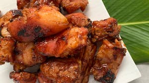 BBQ Pig Tails with Rum Glaze Recipe