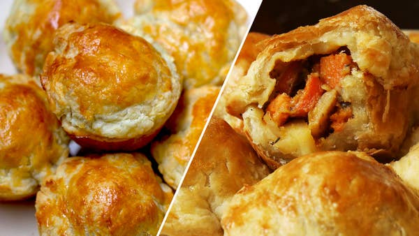 Mini Veggie Pot Pies Recipe by Tasty