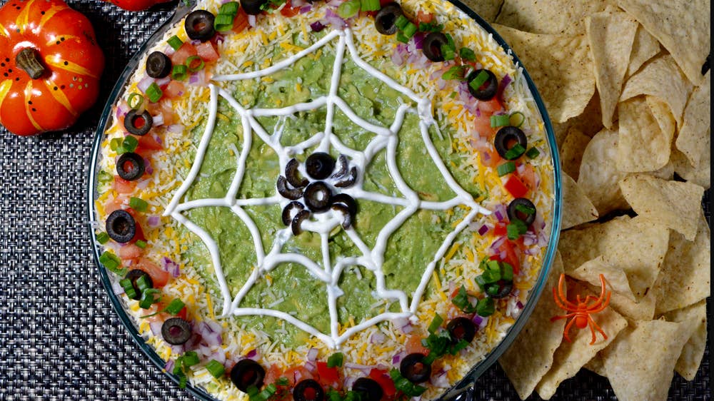Seven Layer Spider Dip Recipe by Tasty