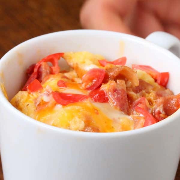 Fast & Easy Breakfast In A Mug 4 Ways by Tasty