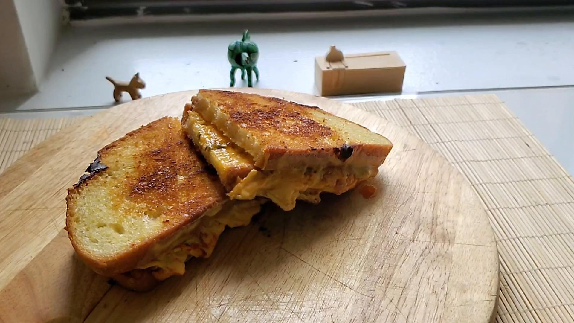Kimchi Grilled Cheese Recipe by Tasty