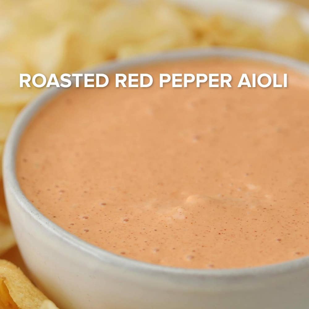 Roasted Red Pepper Aioli Recipe by Tasty