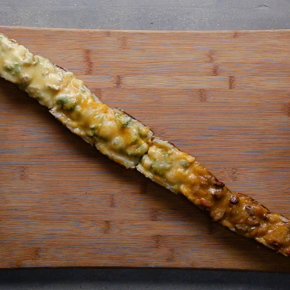 Chicken Bacon Ranch 2-Foot-Long Potato Skin Recipe by Tasty