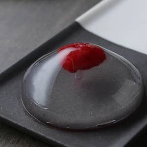 Raspberry Rain Drop Cake Recipe by Tasty