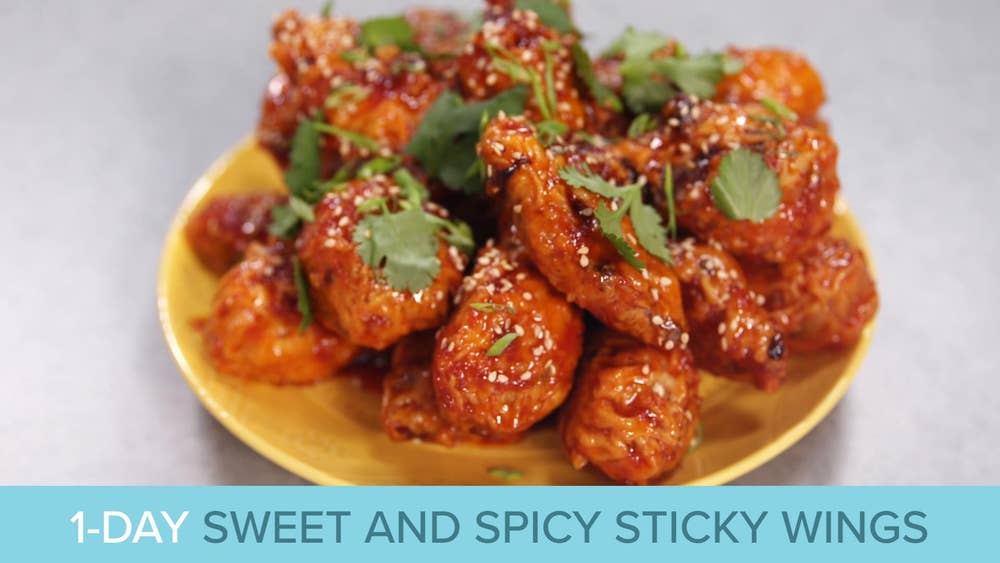 Sweet And Spicy Sticky Wings Recipe by Tasty
