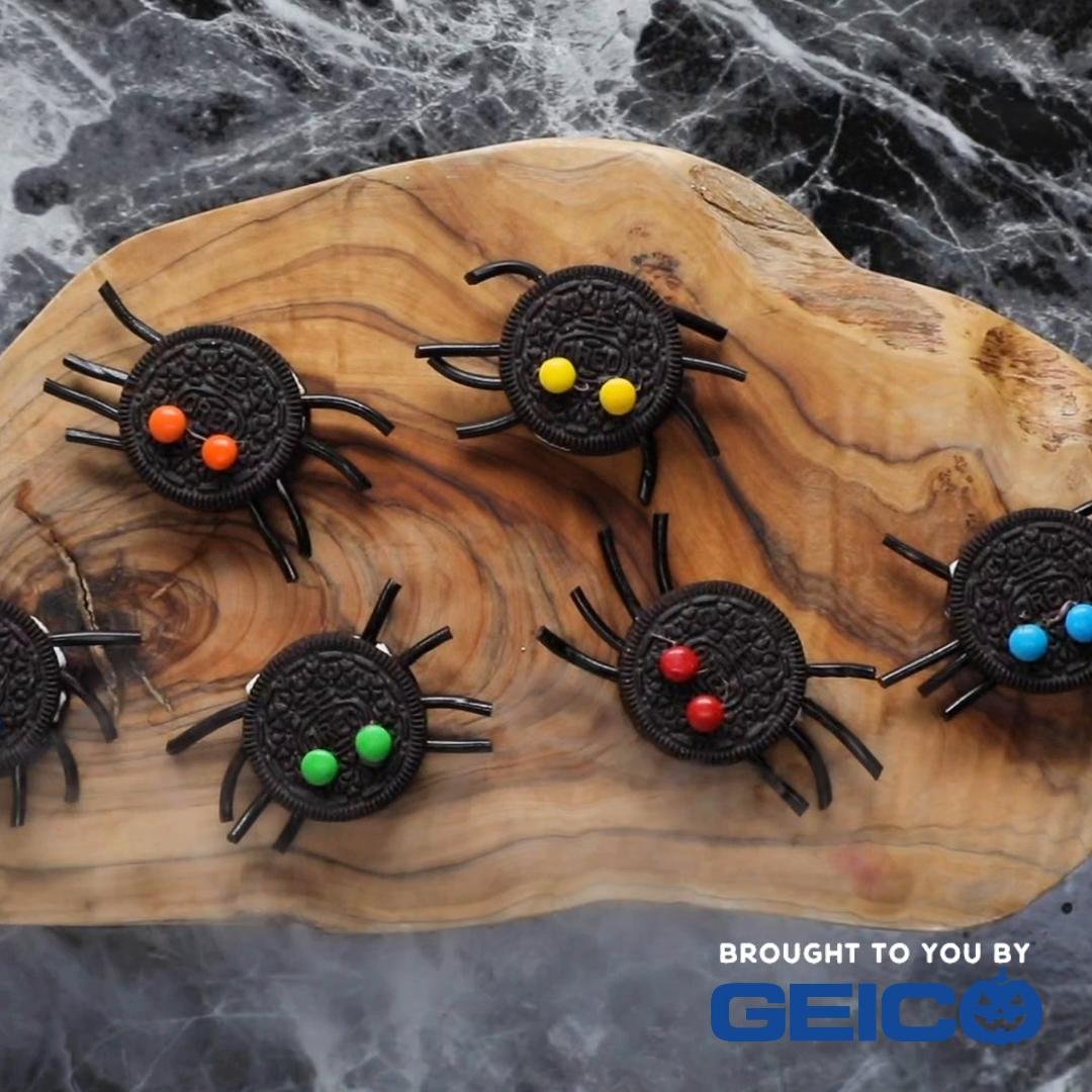 Chocolate Cookie Spiders Recipe by Tasty