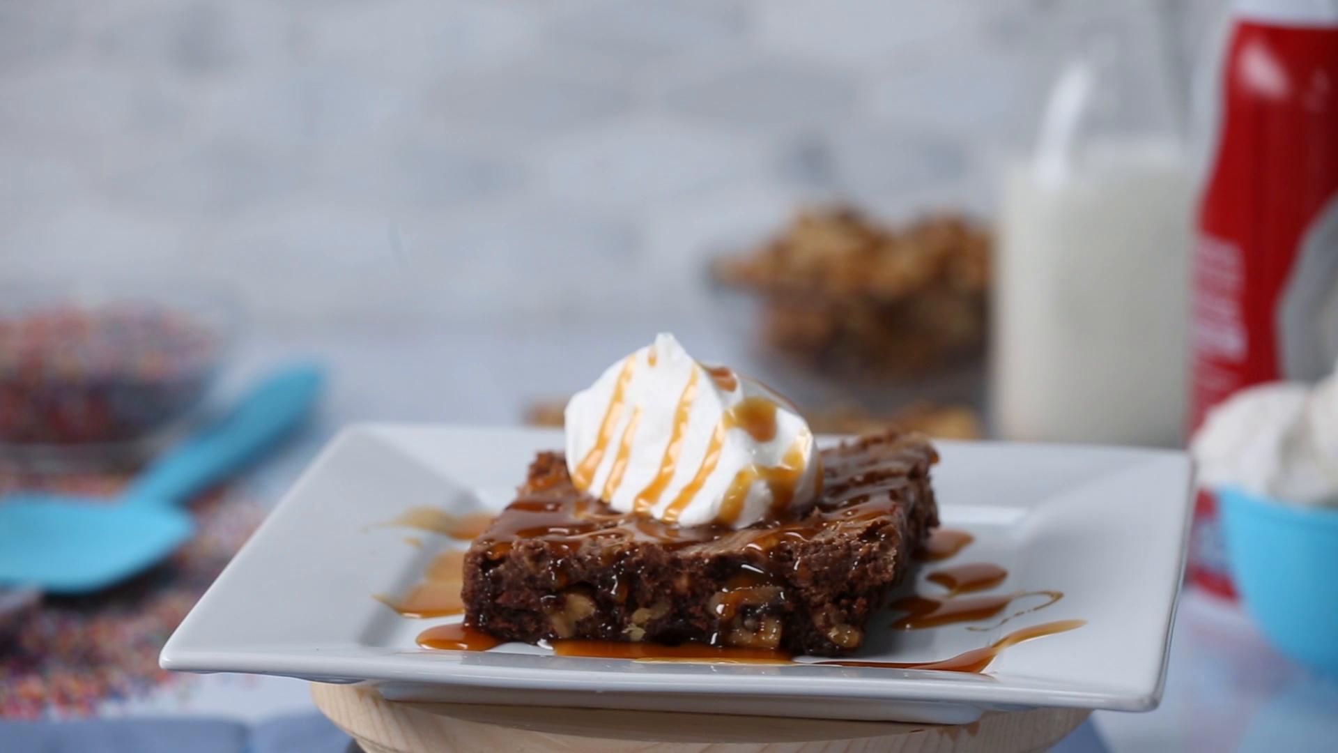 Chocolate Brownies: Caramel Nut Blasters Recipe by Tasty