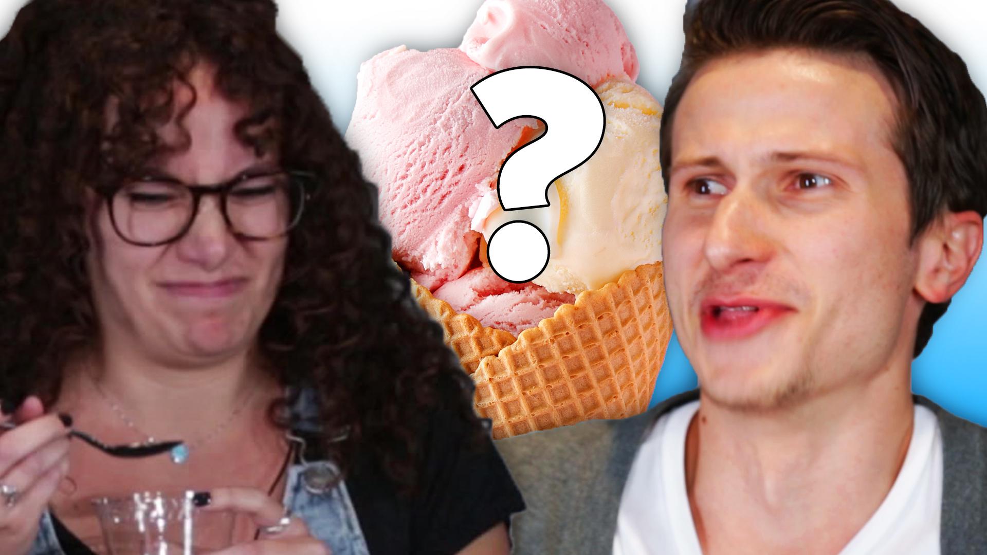 People Try Mystery Flavored Flash Frozen Ice Cream