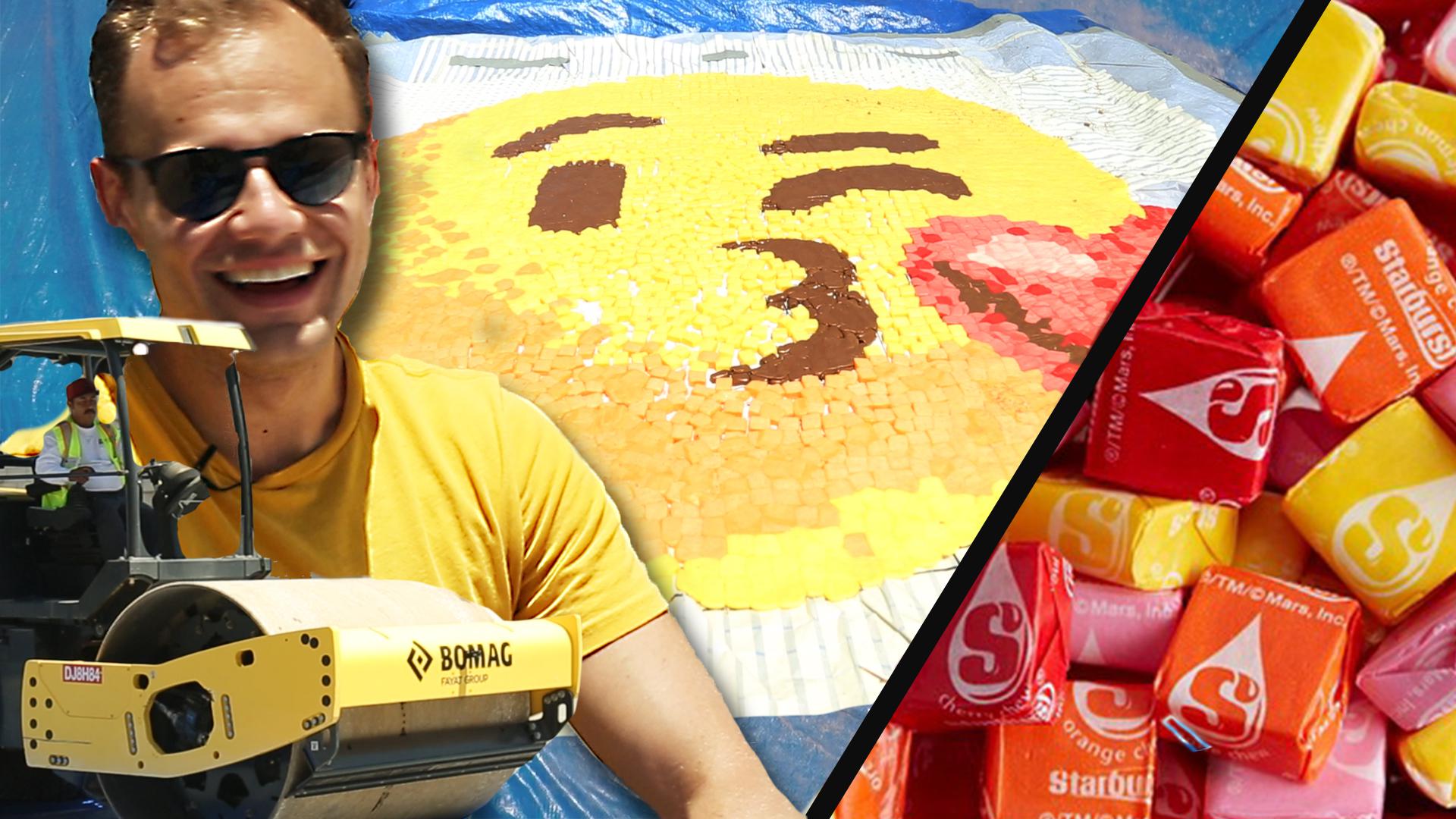 Steamrolling 3,000 Starbursts For Art