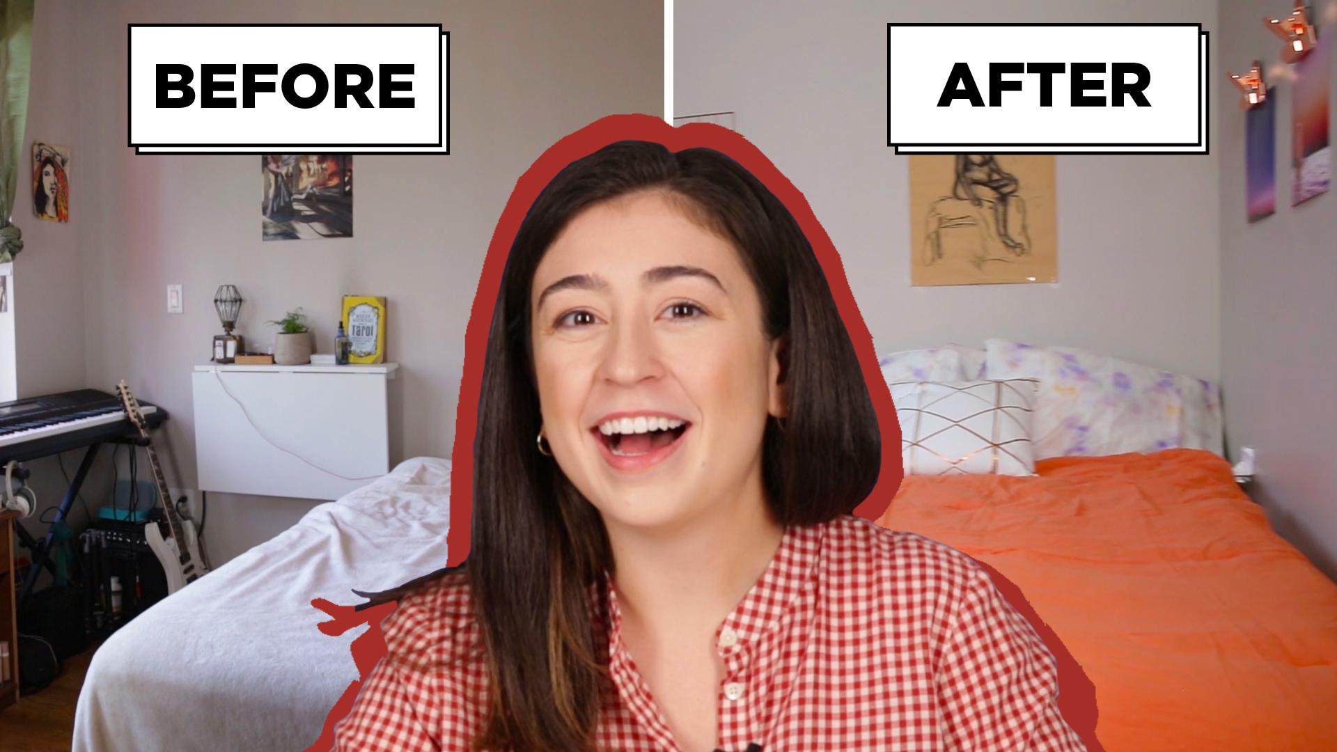 How I Gave A Strangers Bedroom A Complete Makeover Based On Their ...