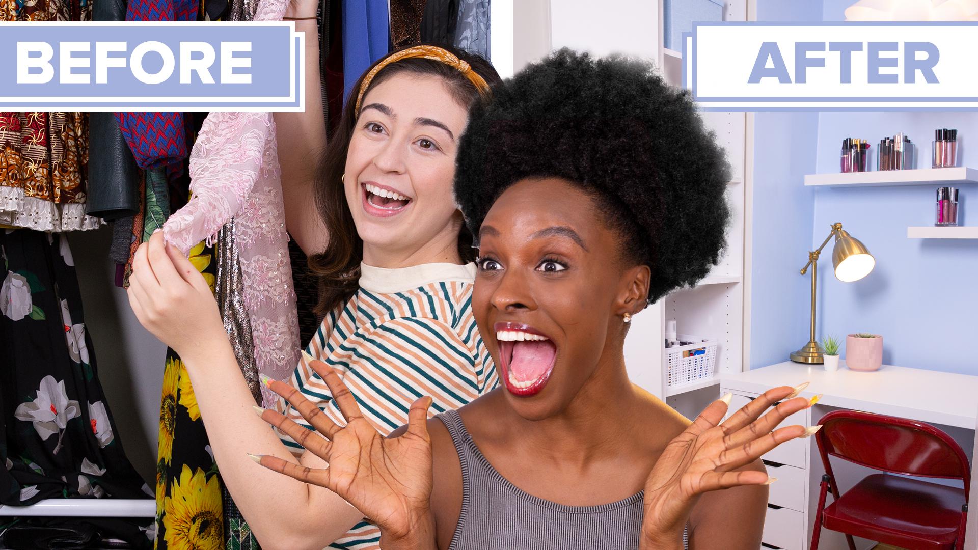 I Turned A Closet Into A Hide Away Vanity