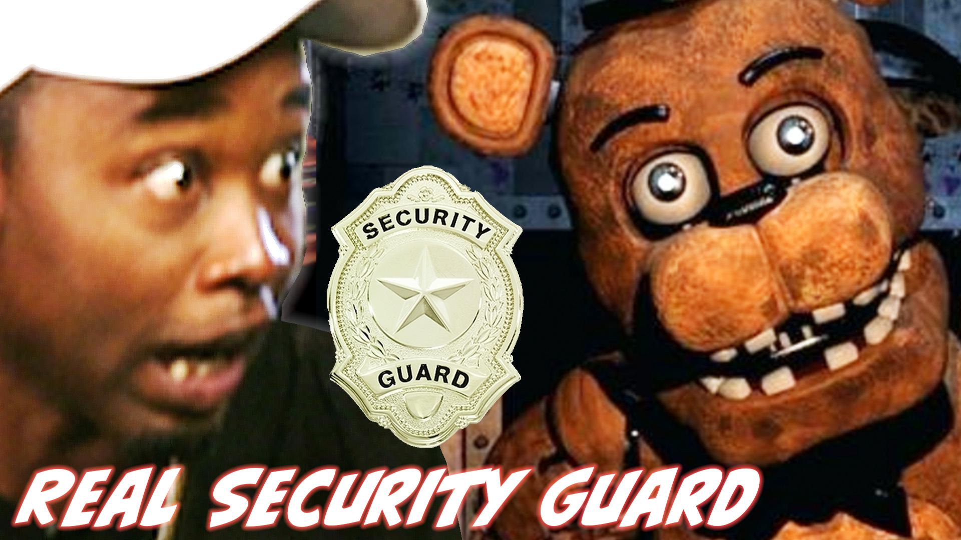 Real Security Guard Tries Surviving "Five Nights At Freddy's"
