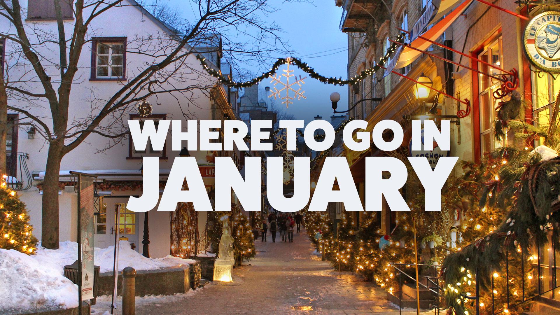Put These 9 Places On Your January Bucket List