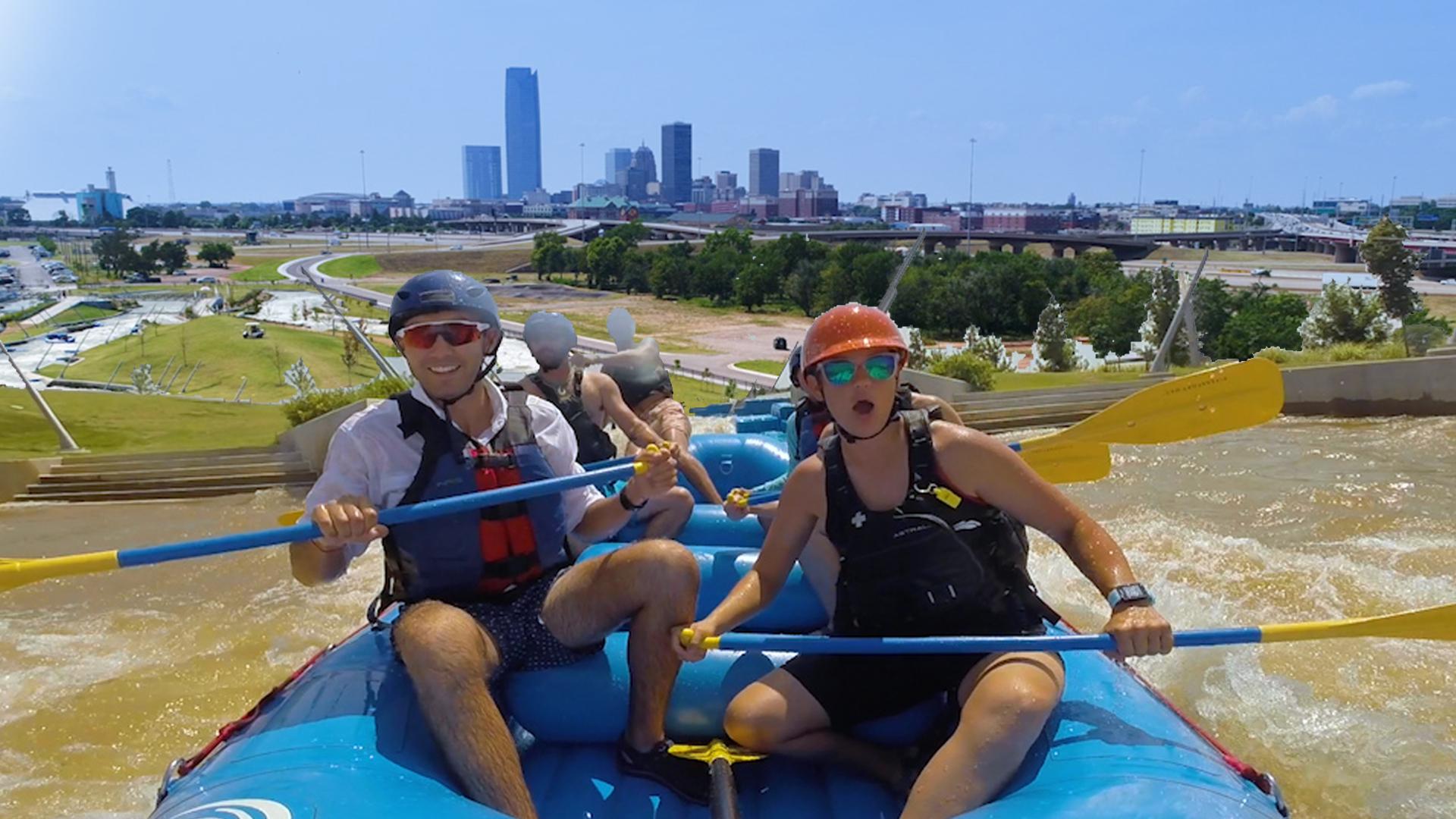 Go Whitewater Rafting In The Middle Of Oklahoma City