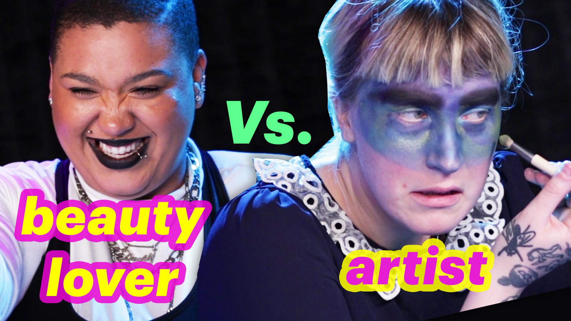 Beauty Lover Vs. Artist • Weather Makeup Challenge