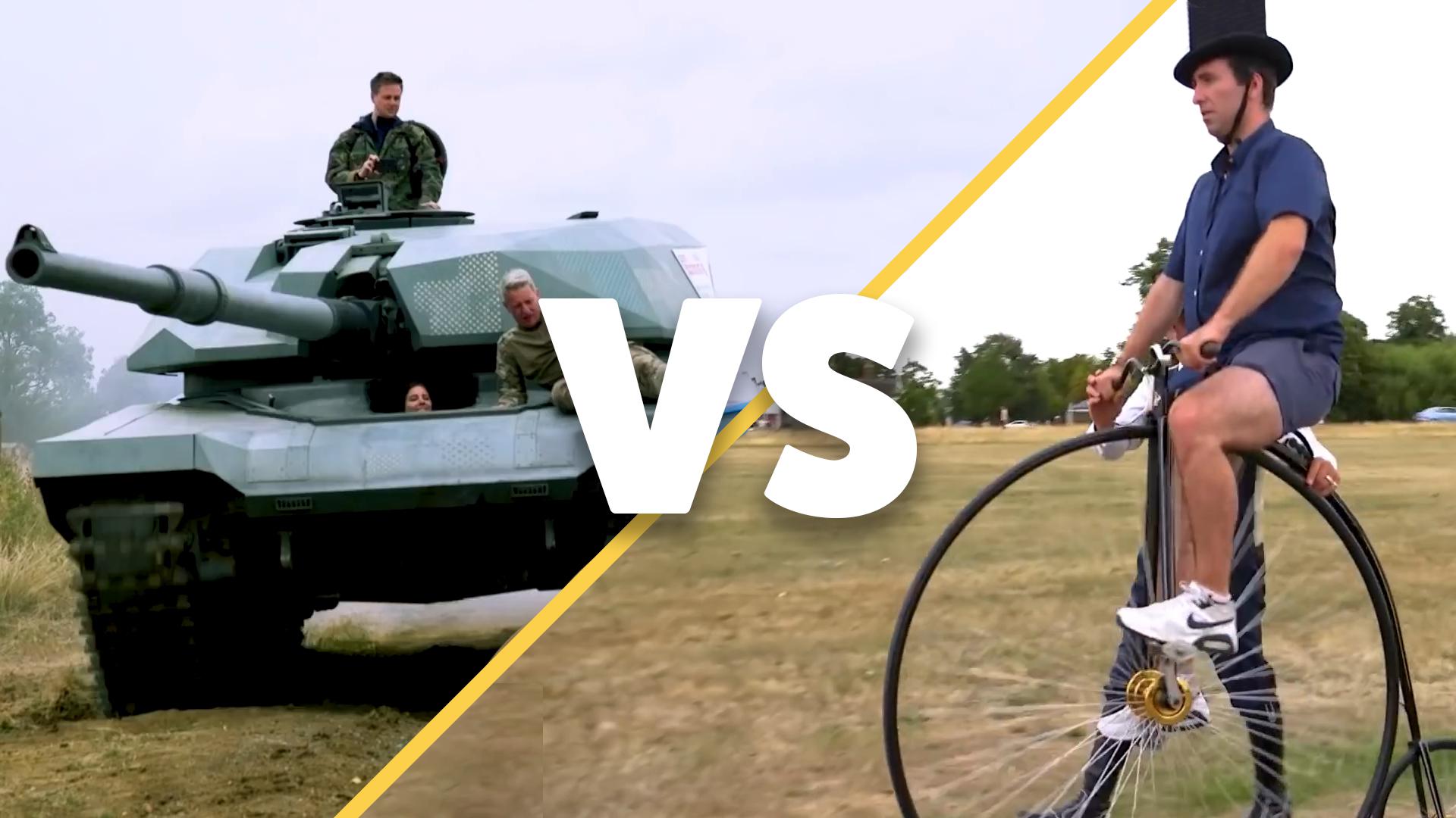 Driving A Tank vs. Riding A Victorian Bike • Ultimate Bucket List