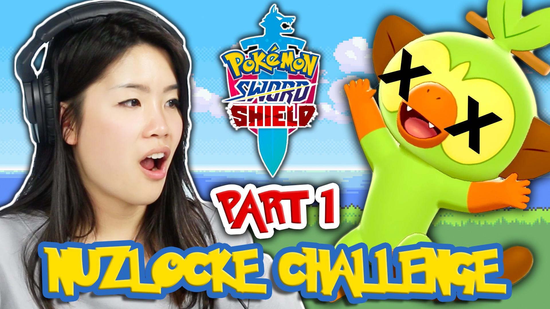 We Try The Nuzlocke Challenge In Pokemon Sword and Shield | All 3 Starters