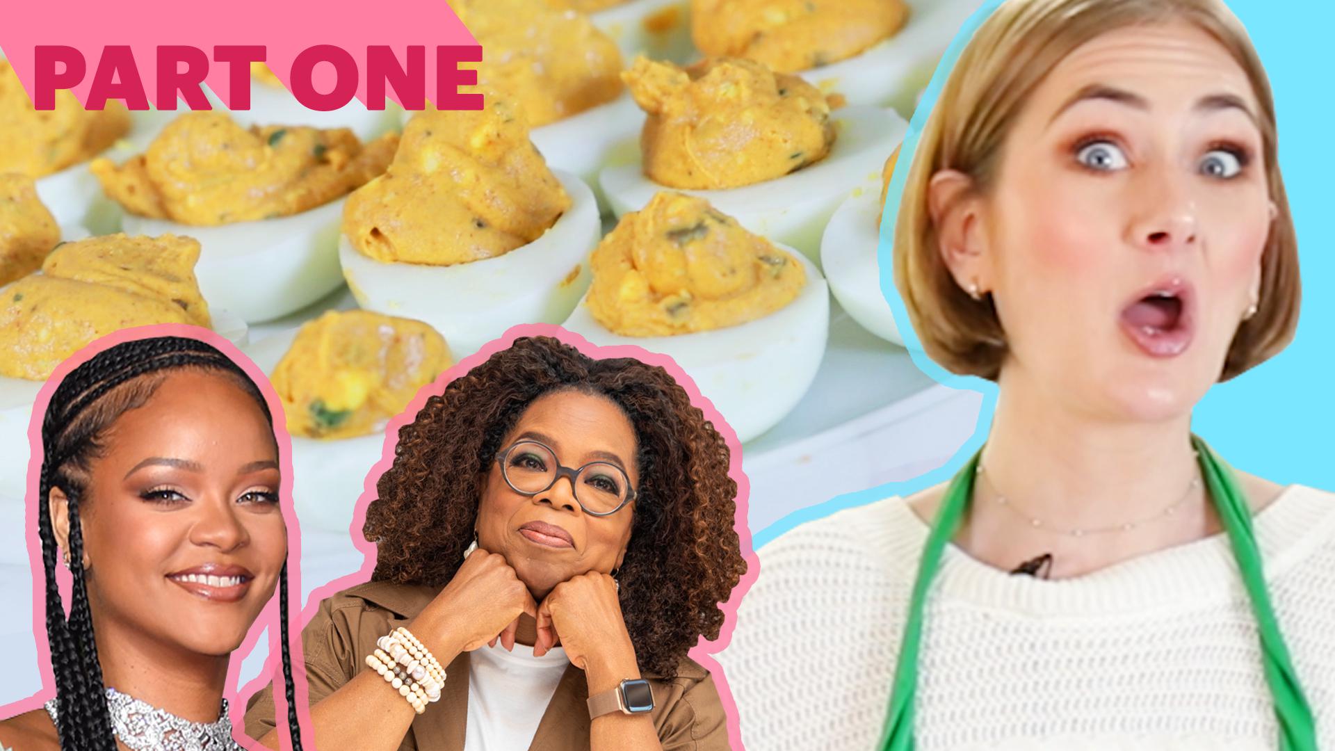 I Made A Holiday Dinner Using Only Celebrity Recipes • Part 1: Rihanna ...