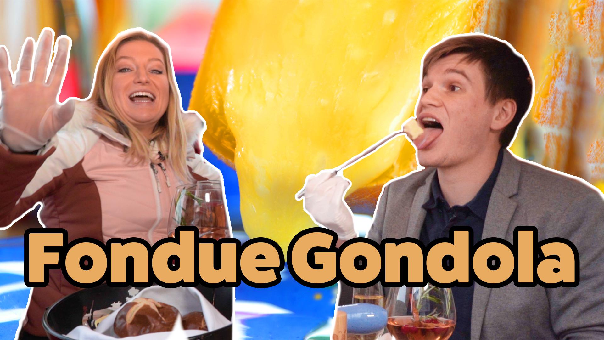 We Ate Fondue In A Fancy Holiday Gondola