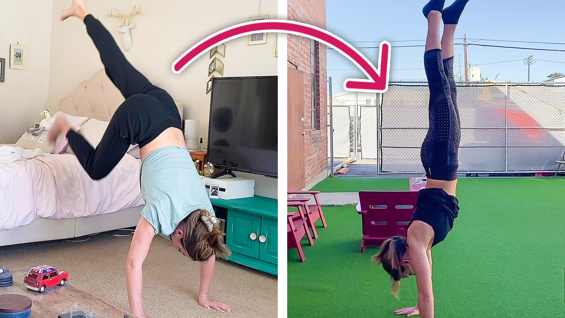 Women Learn To Handstand In 7 Days