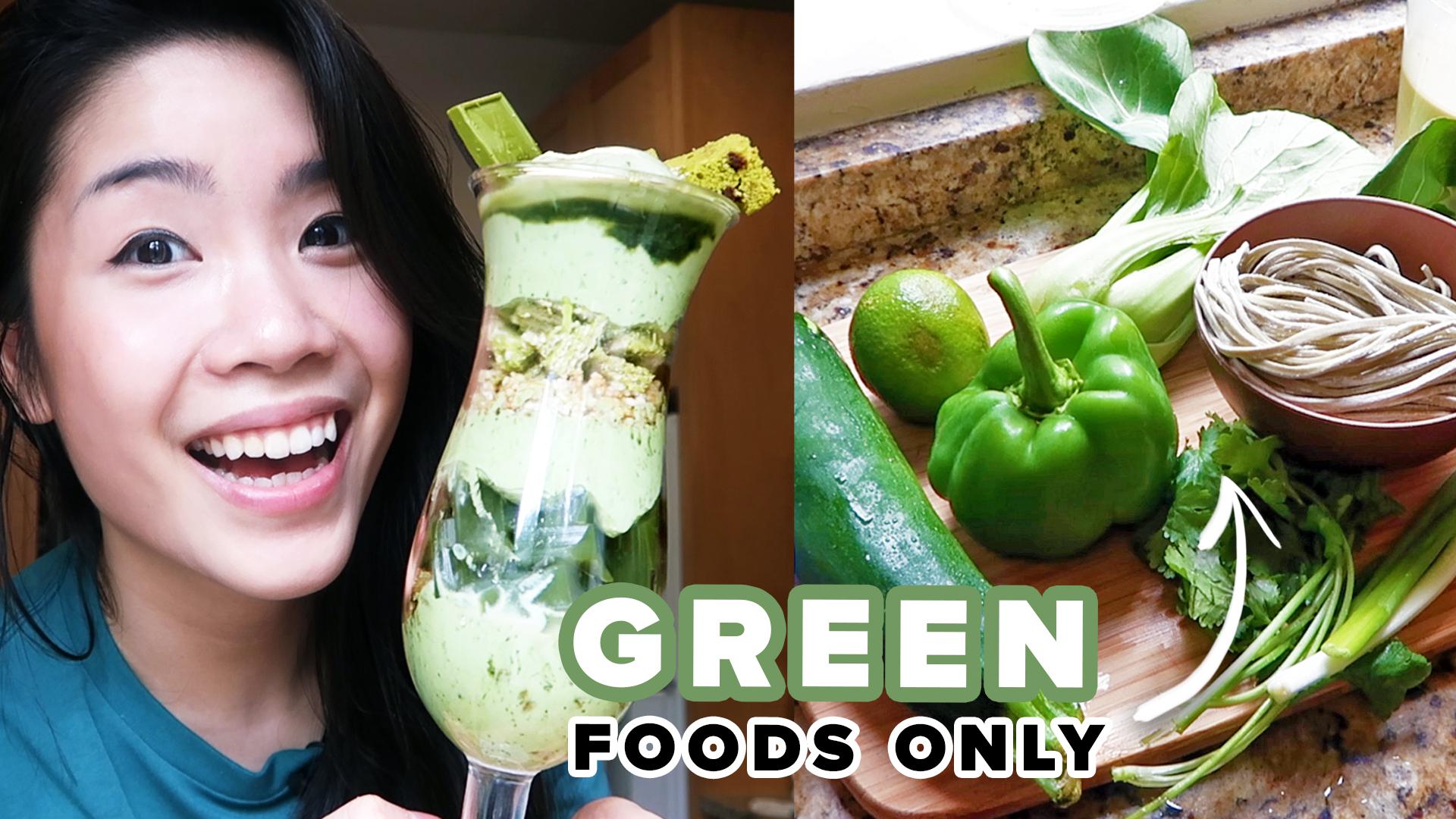 I Only Ate Green Foods For 24 Hours