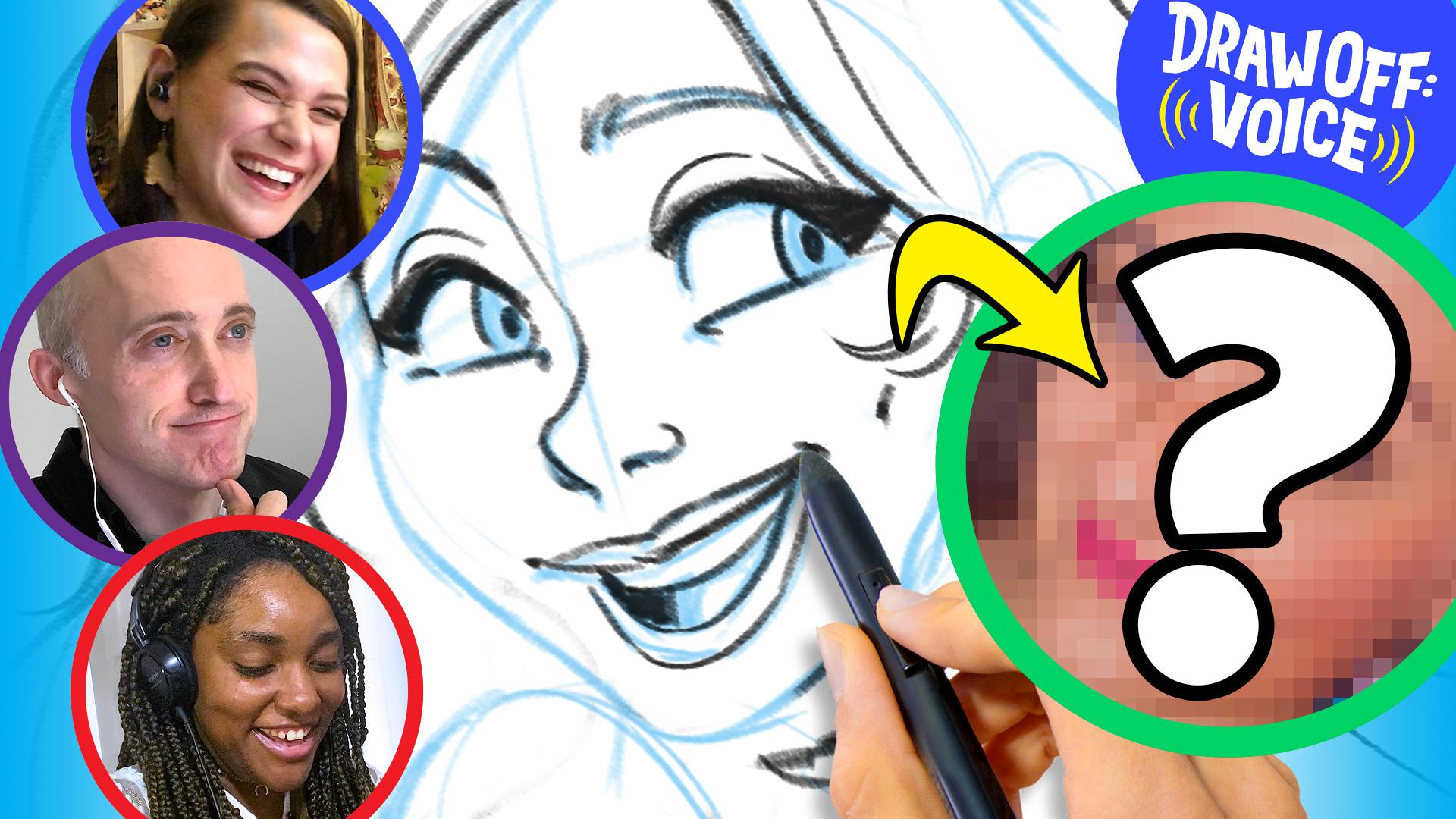 Artists Draw A Stranger Based Only On Voice (Kelsey) • Draw-Off Voice