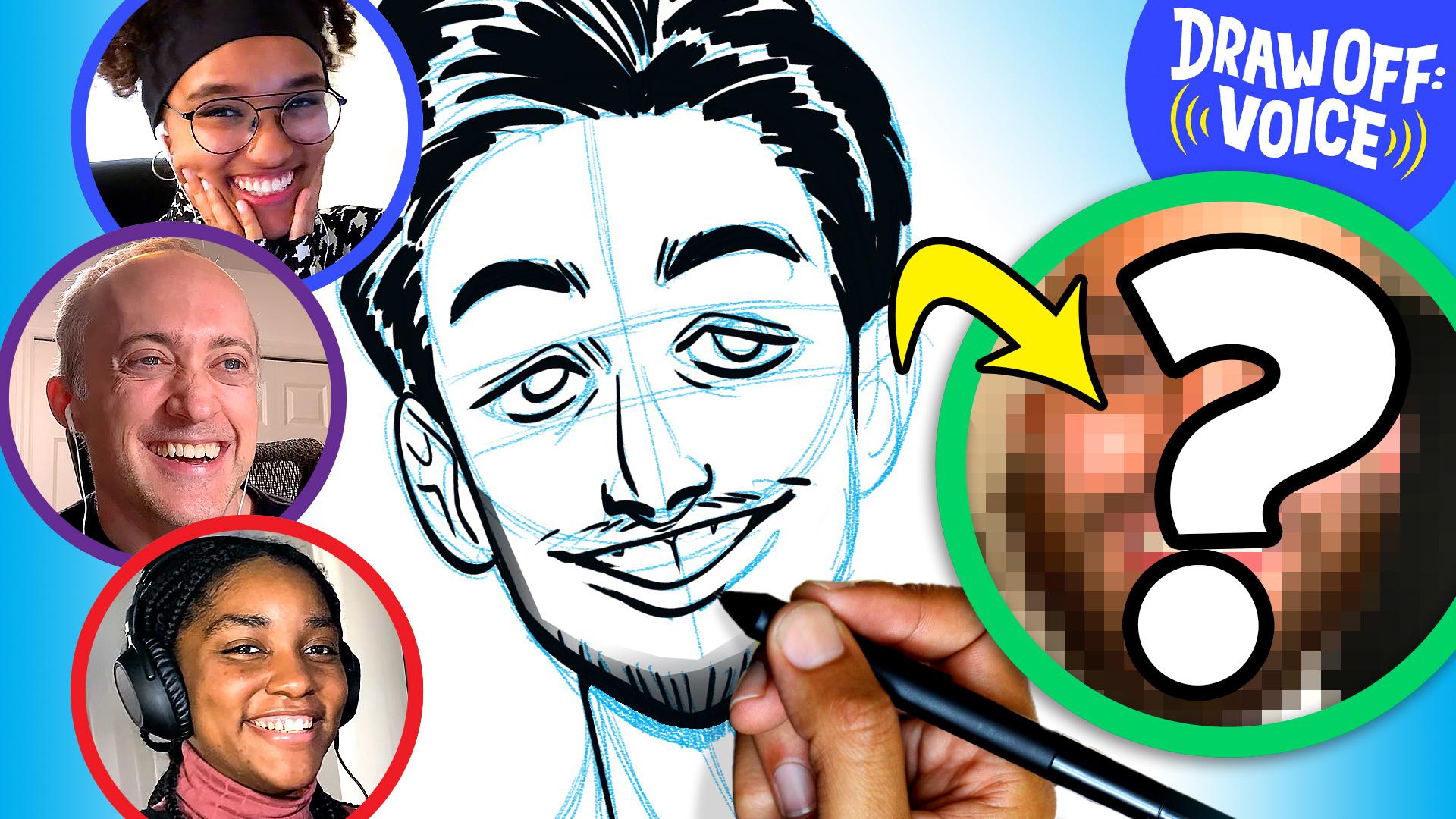 Artists Draw A Stranger Based On Voice (Michael) • Draw-Off Voice