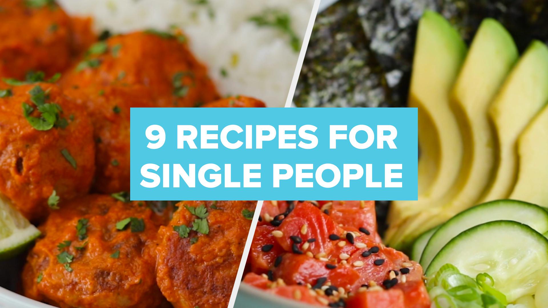9 Recipes For Single People