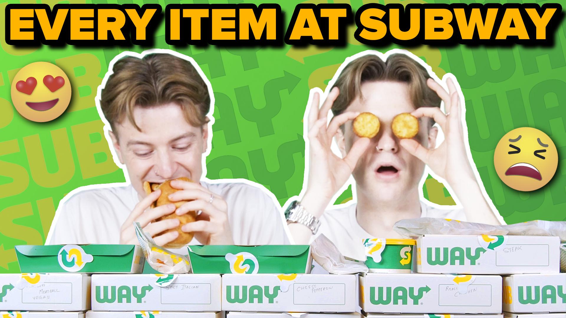 I Ate Everything At Subway