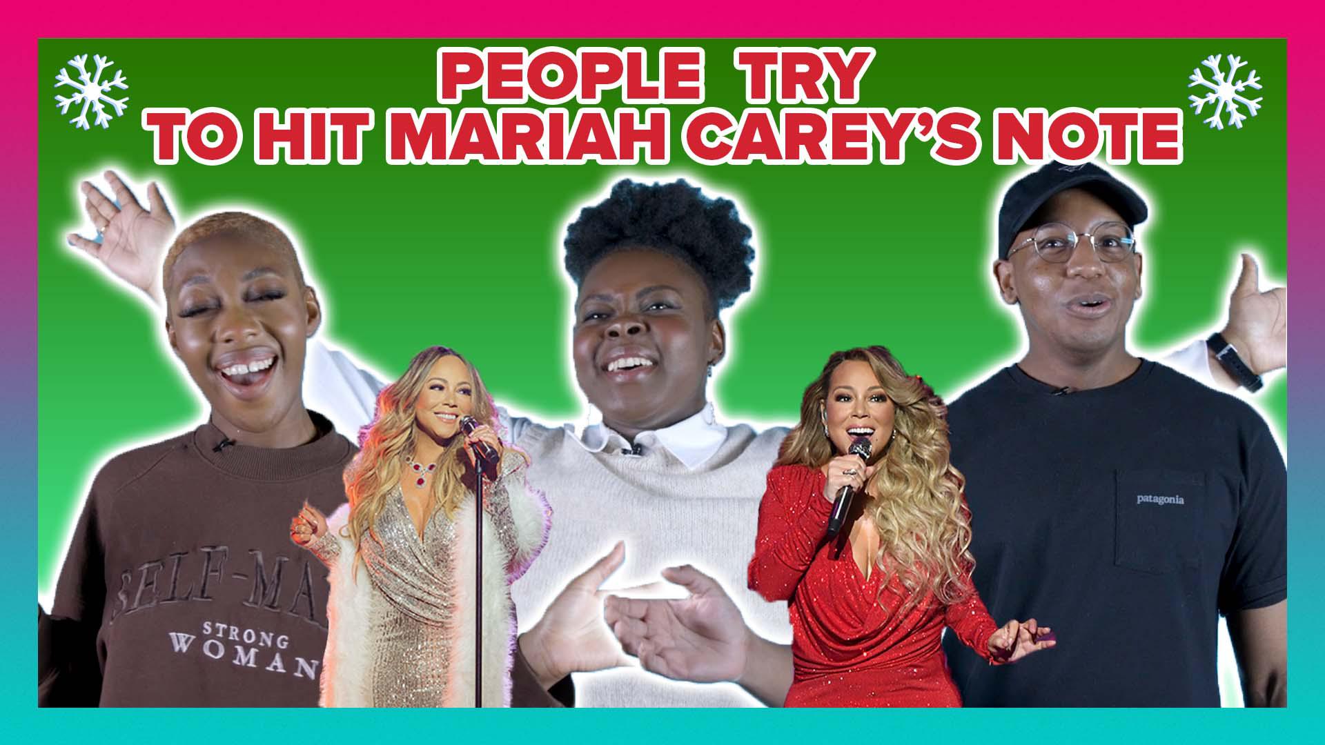 People Try To Hit Mariah Carey’s High Note