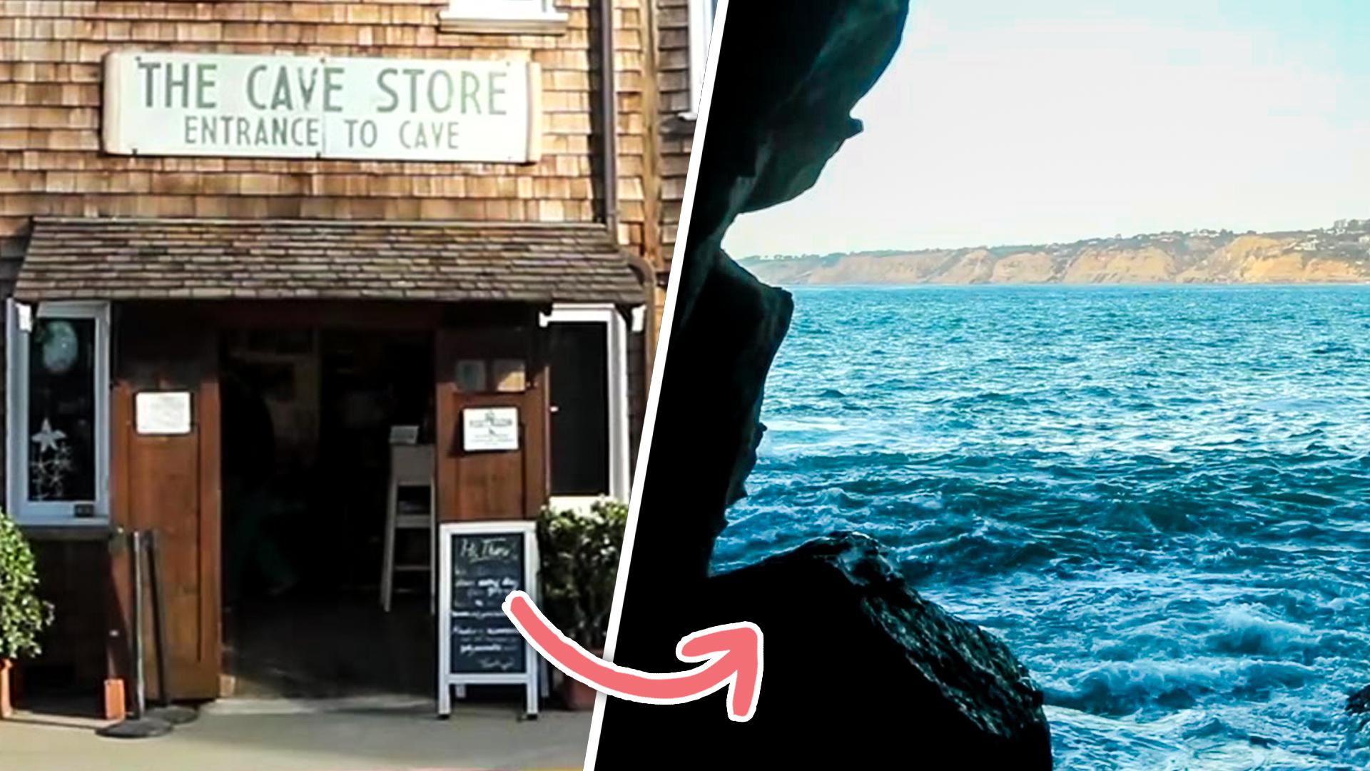 Visit This Cliffside Gift Shop That Leads to a Cave