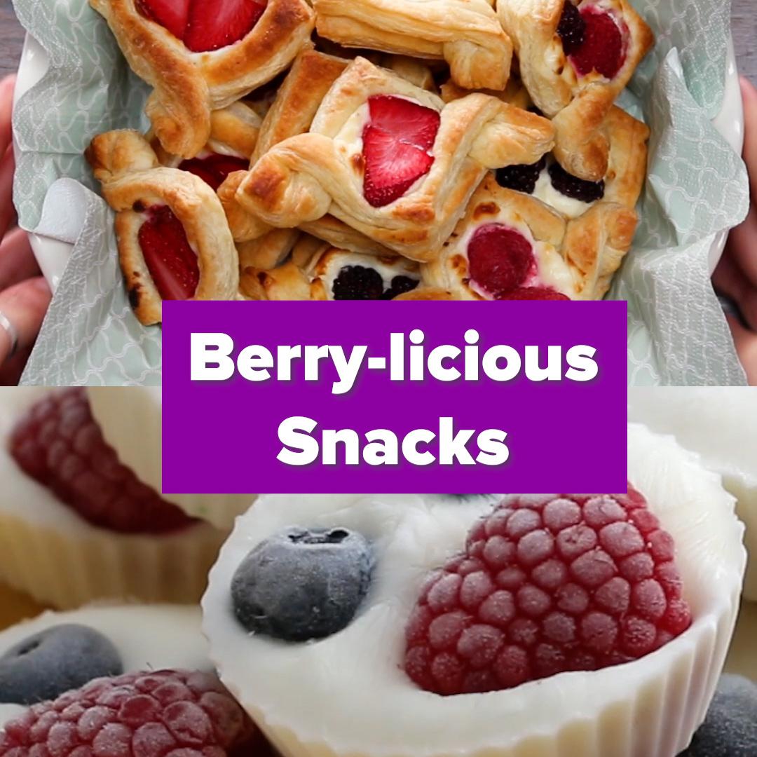 Snacks For Berry Lovers! | Recipes