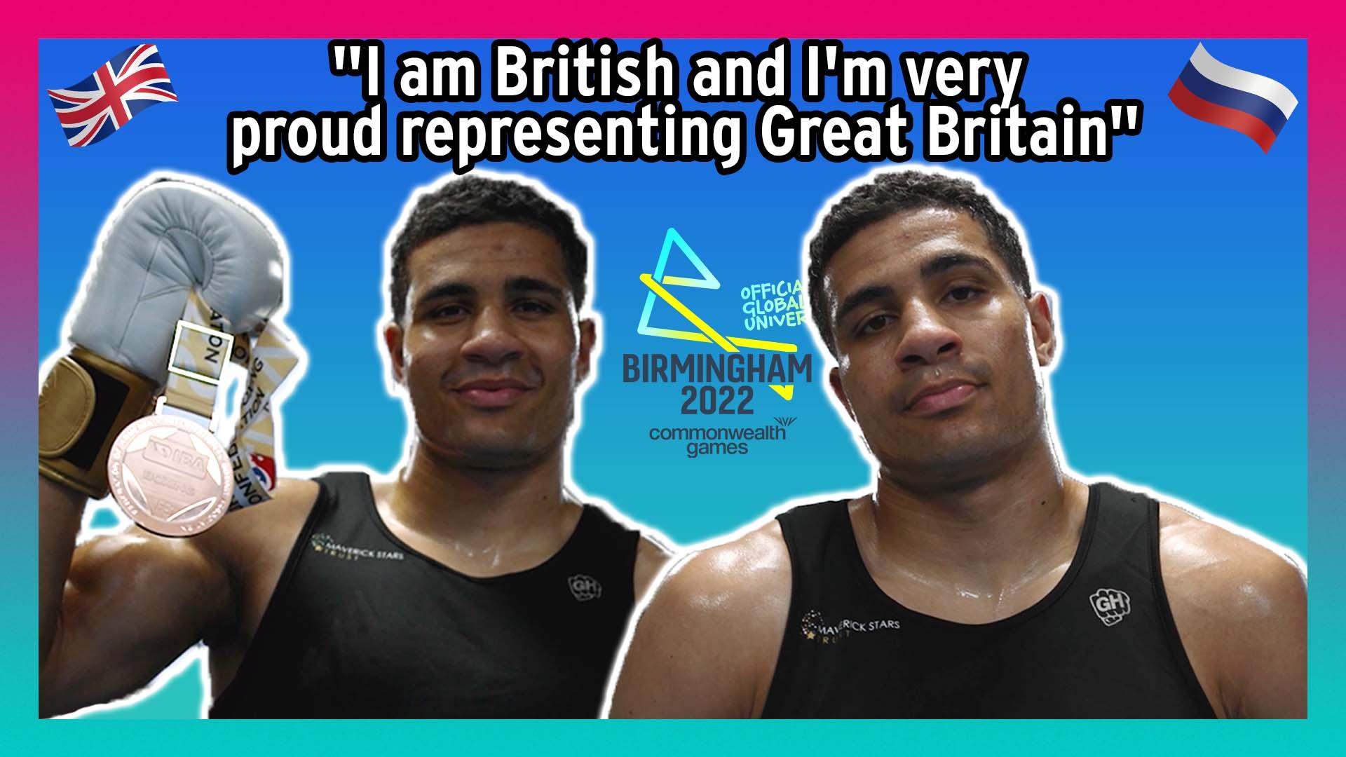 "I am British and I'm very proud representing Great Britain ...