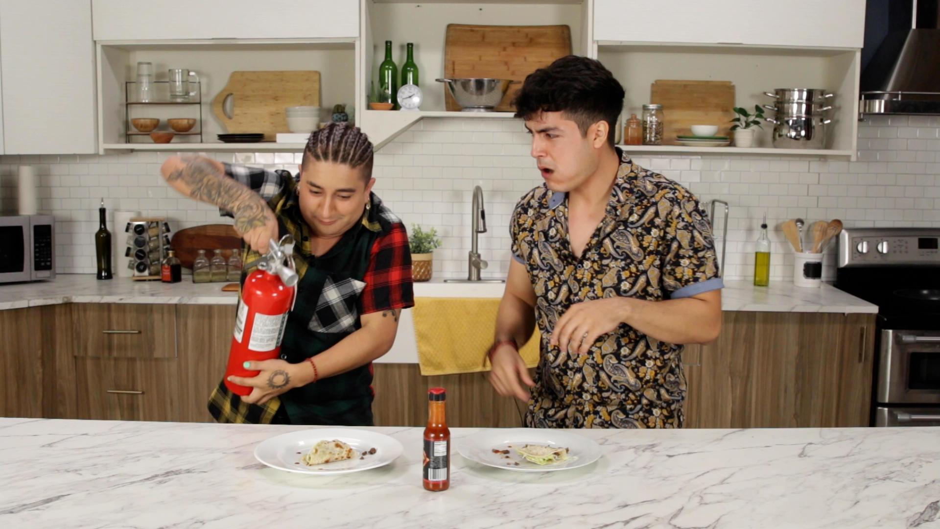 Flaming Hot Taco Challenge with Mario Aguilar