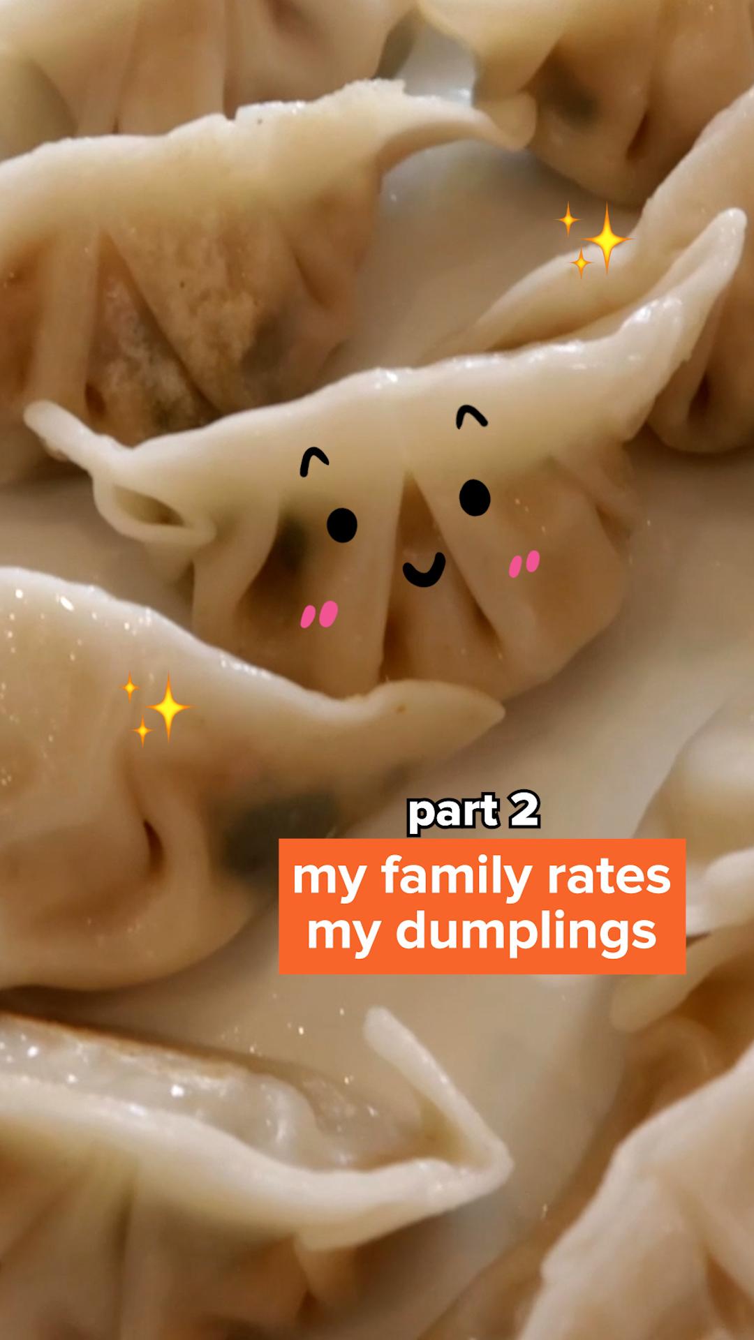 My Family Rates My Dumplings | Part 2