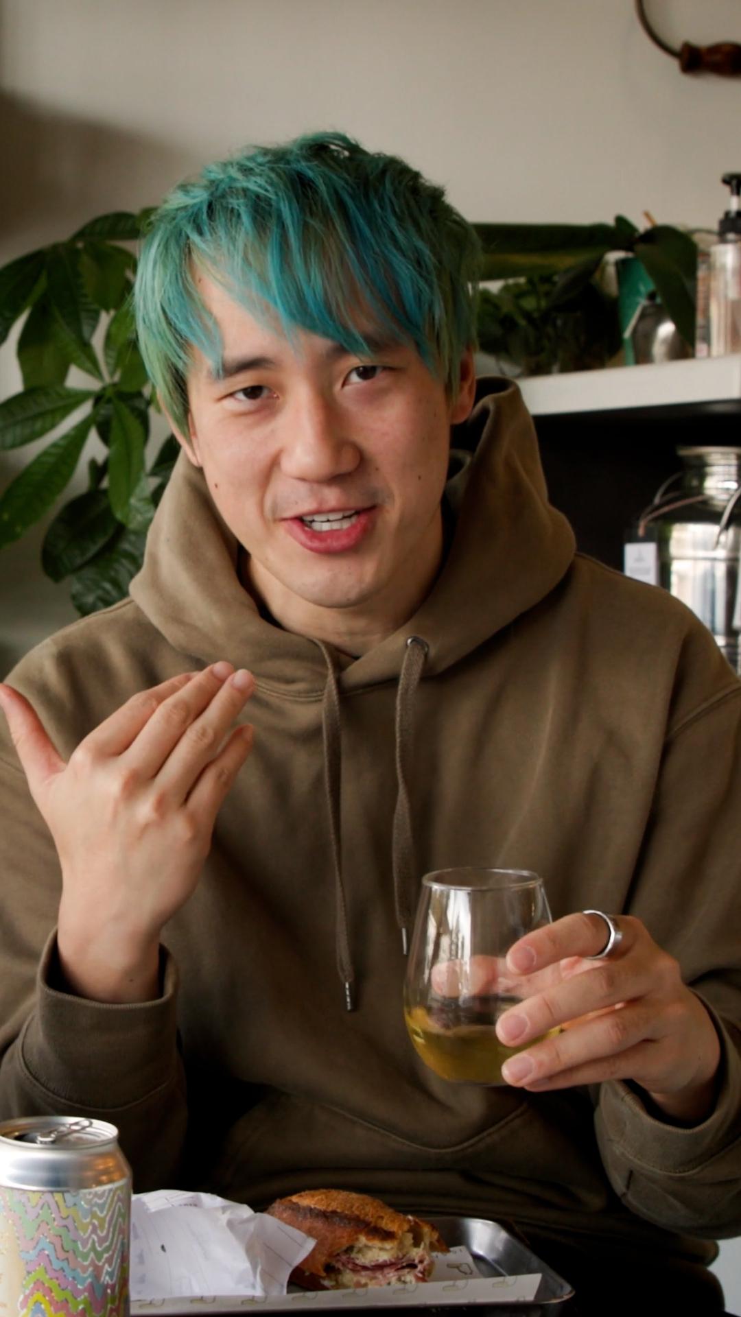 "I'm drinking the wine like Sprite. Definitely feeling this wine..."