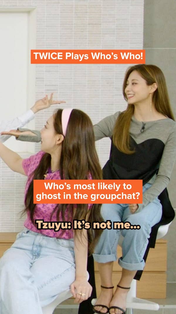 TWICE Plays Who's Who | Chaeyoung Ghosts Groupchat