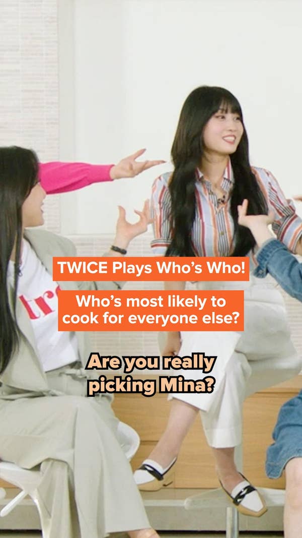 TWICE Plays Who's Who | Mina & Momo Cooks