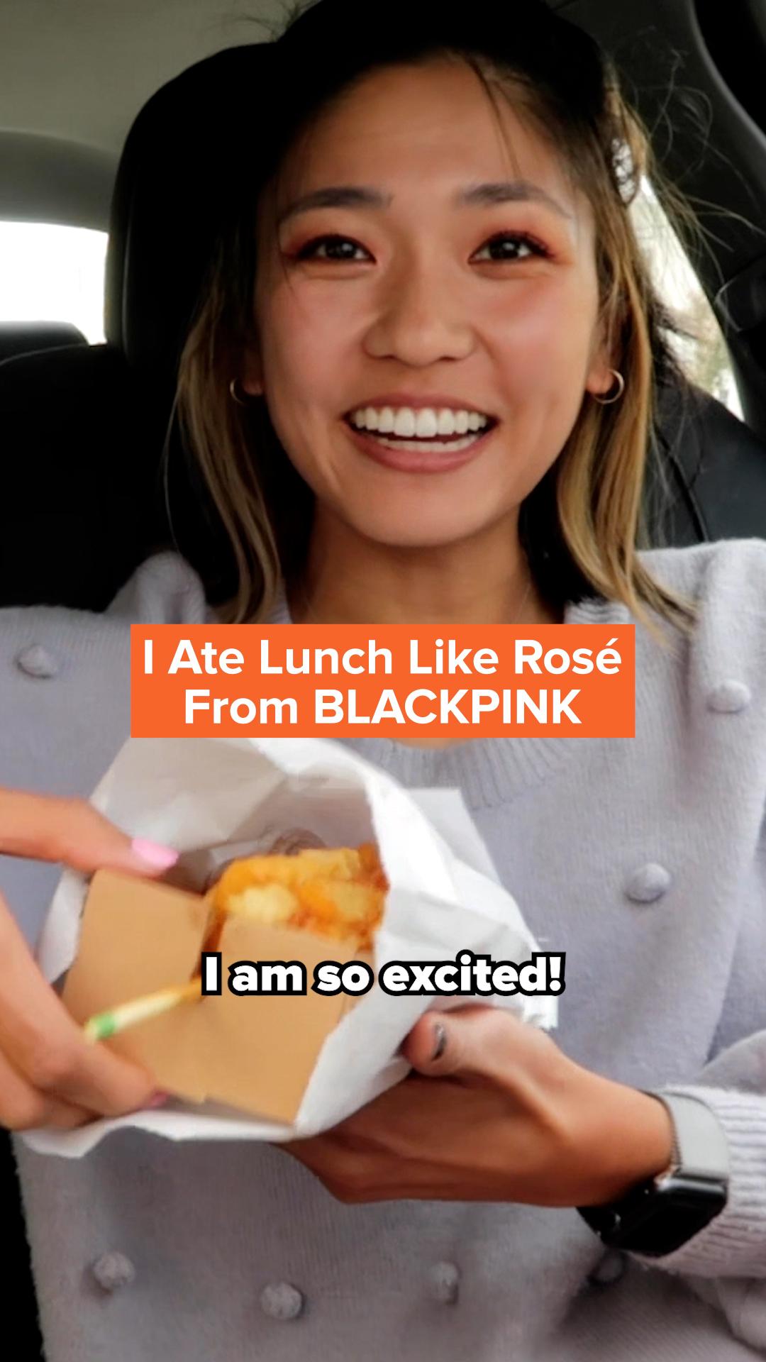 I Ate Like BLACKPINK For A Week | Rosé Lunch
