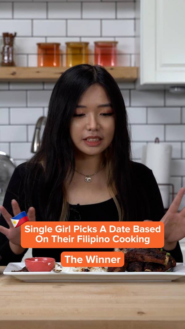 Single Girl Picks A Date Based On Their Filipino Cooking | The Winner