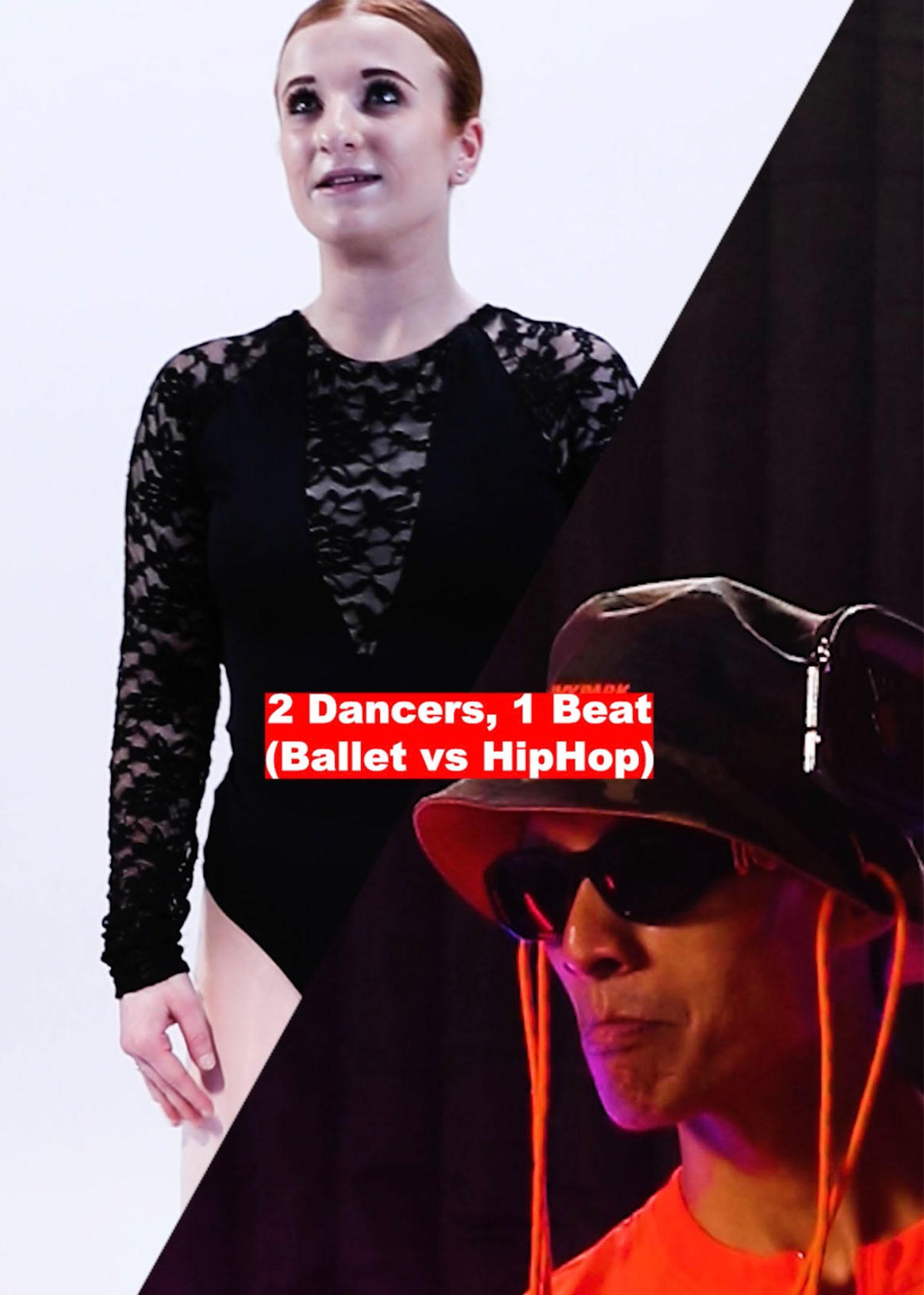 2 Dancers, 1 Beat (Ballet vs Hip Hop)
