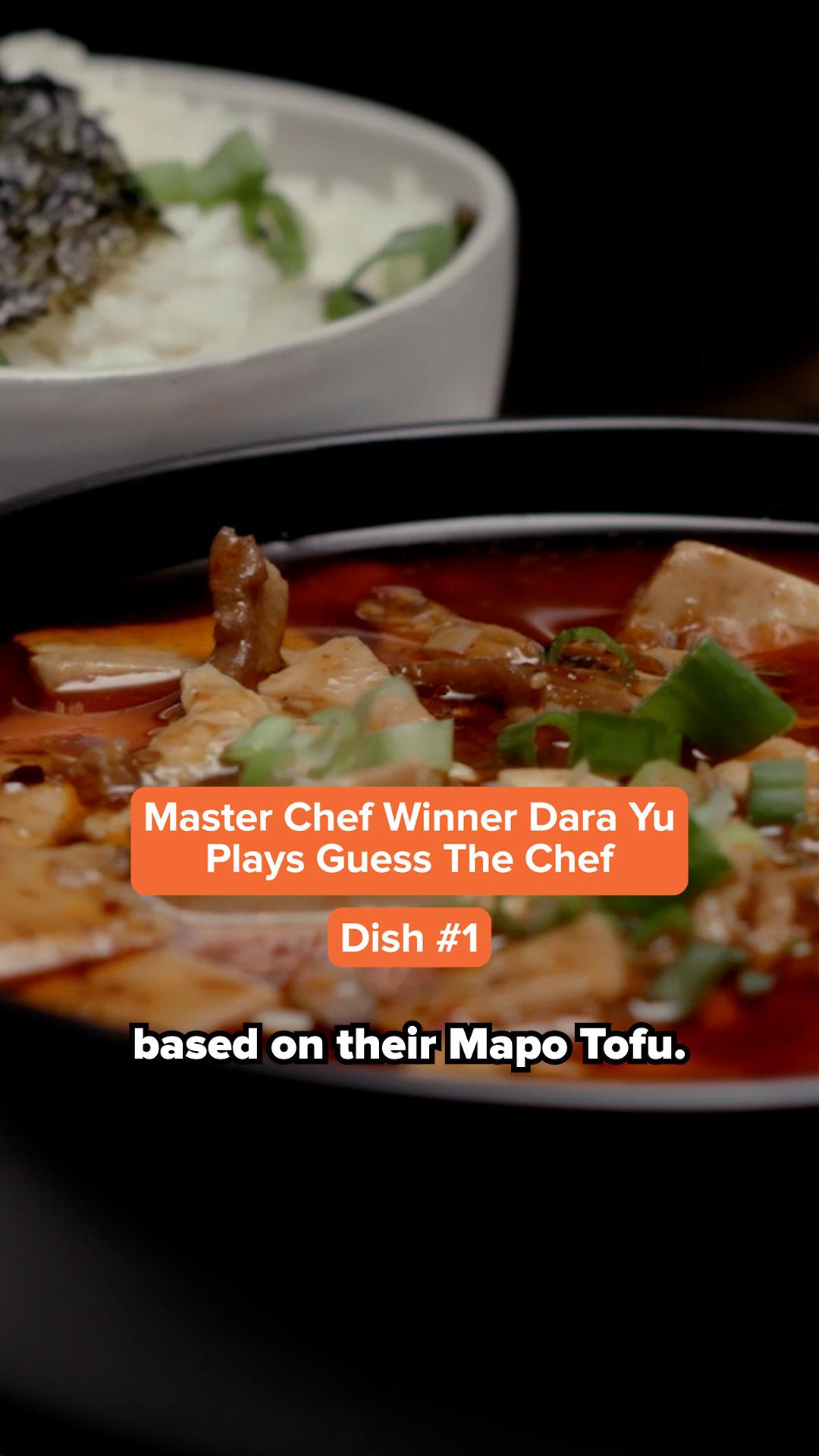Winner of Master Chef Dara Yu Plays Guess The Chef | Dish #1