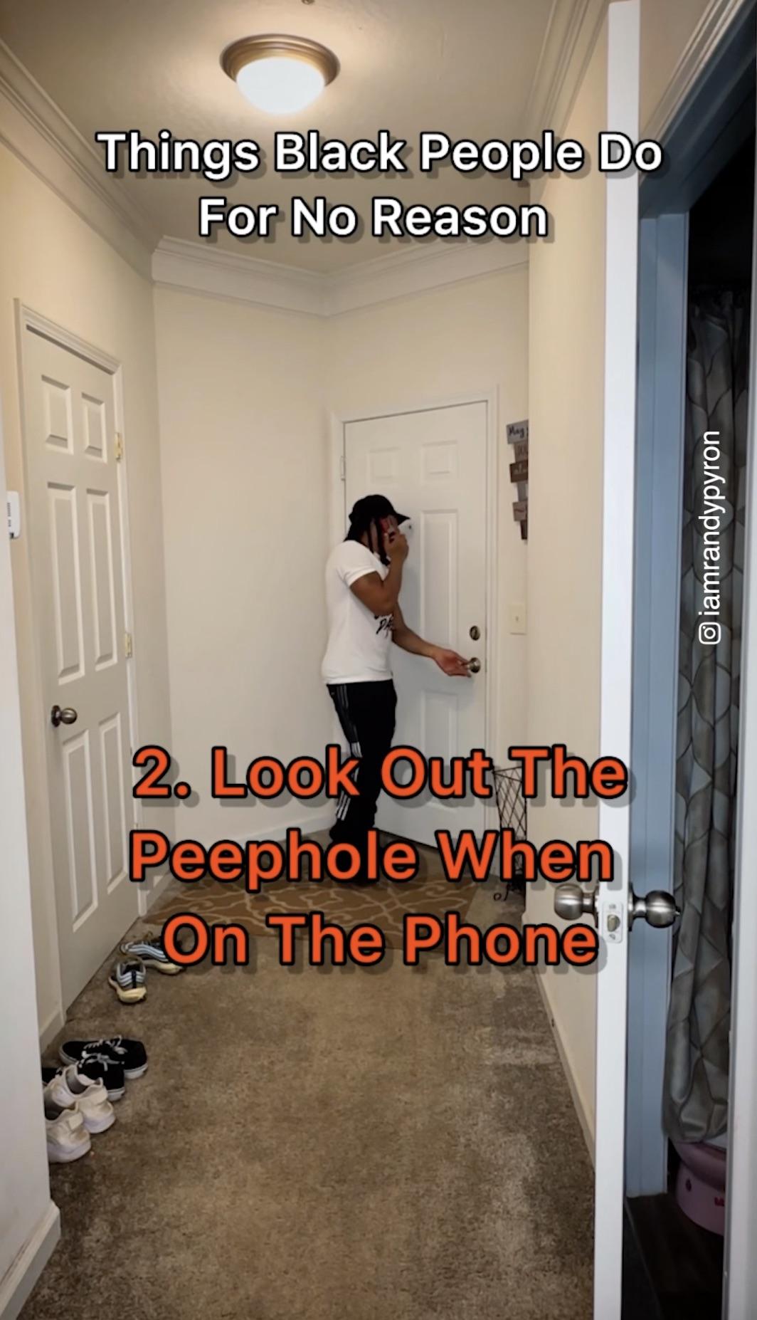 things black ppl do for no reason