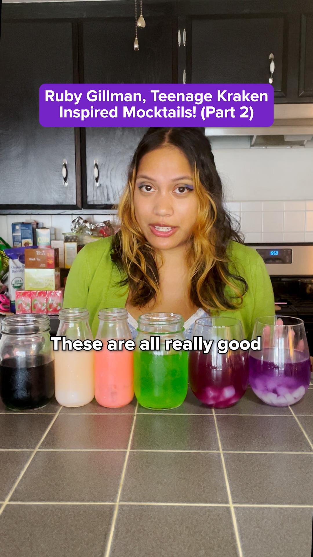 Ruby Gillman, Teenage Kraken Inspired Mocktails (Part 2)