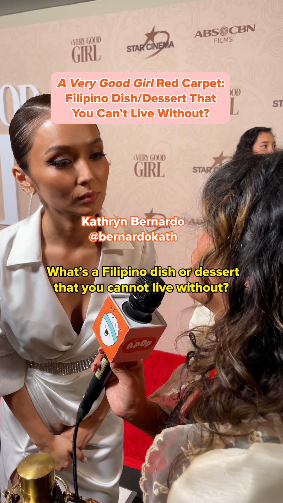 A Very Good Girl Red Carpet | Filipino Dish/Dessert You Can't Live Without