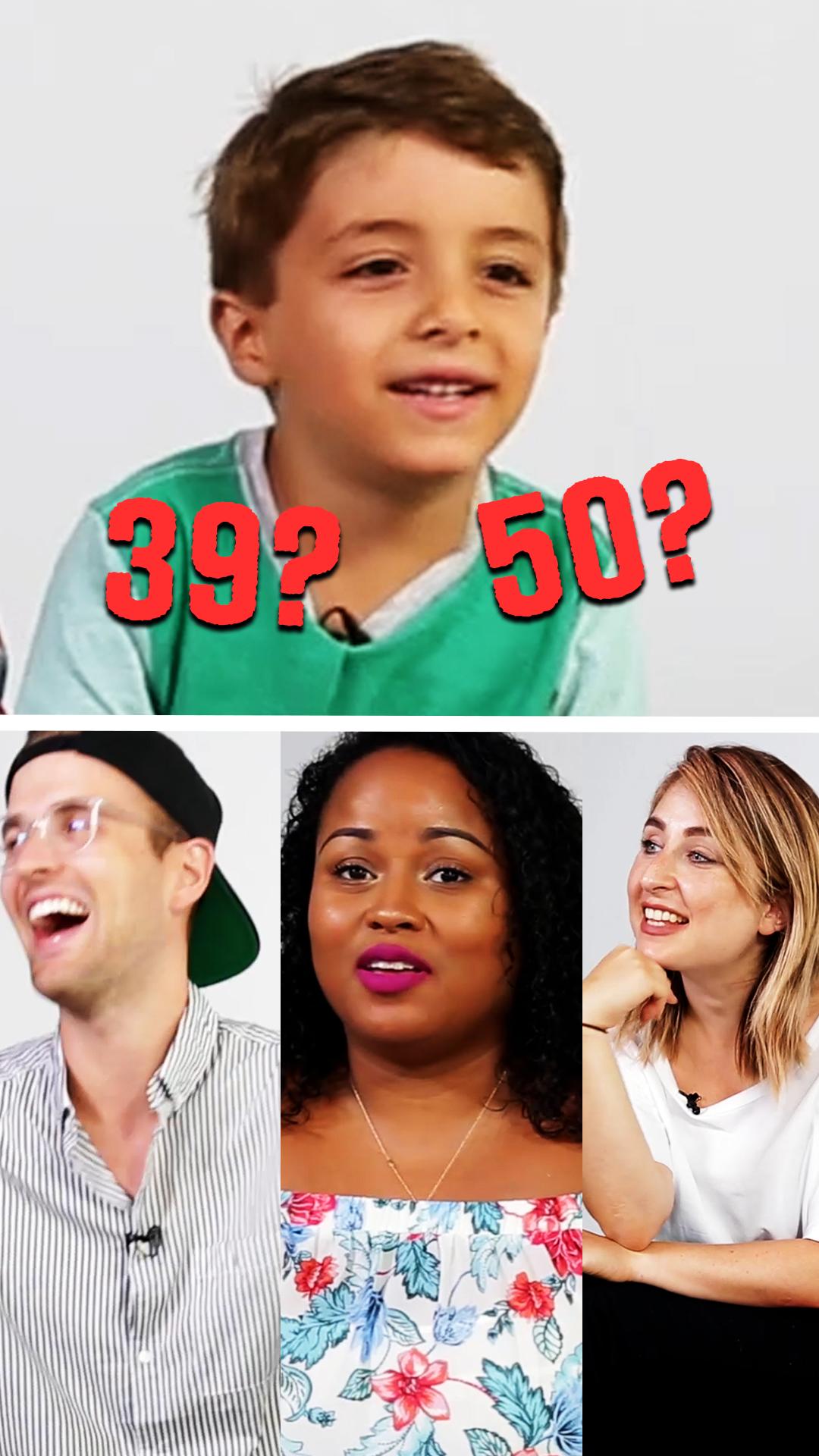Kids Guess How Old Adults Are